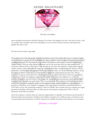Model Millionaire Introduction | PDF