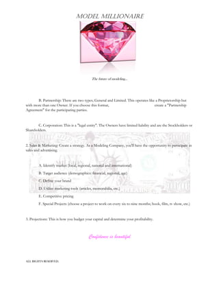 Model Millionaire Introduction | PDF