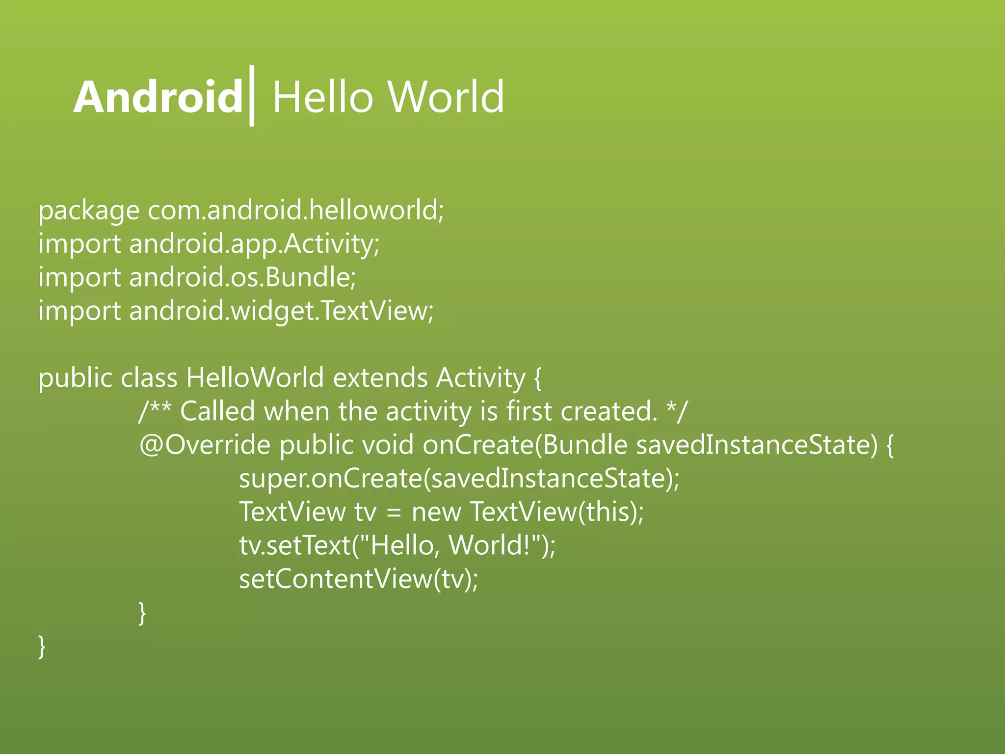 Curso de Desenvolvimento Mobile - Android - Activities | PPT