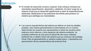 Modelo de desarrollo de software espiral | PPTX