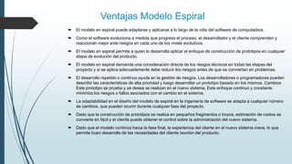 Modelo de desarrollo de software espiral | PPTX