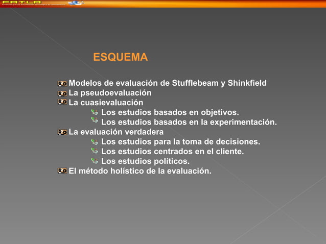 Modelo De Evaluacion Stufflebeam | PPT