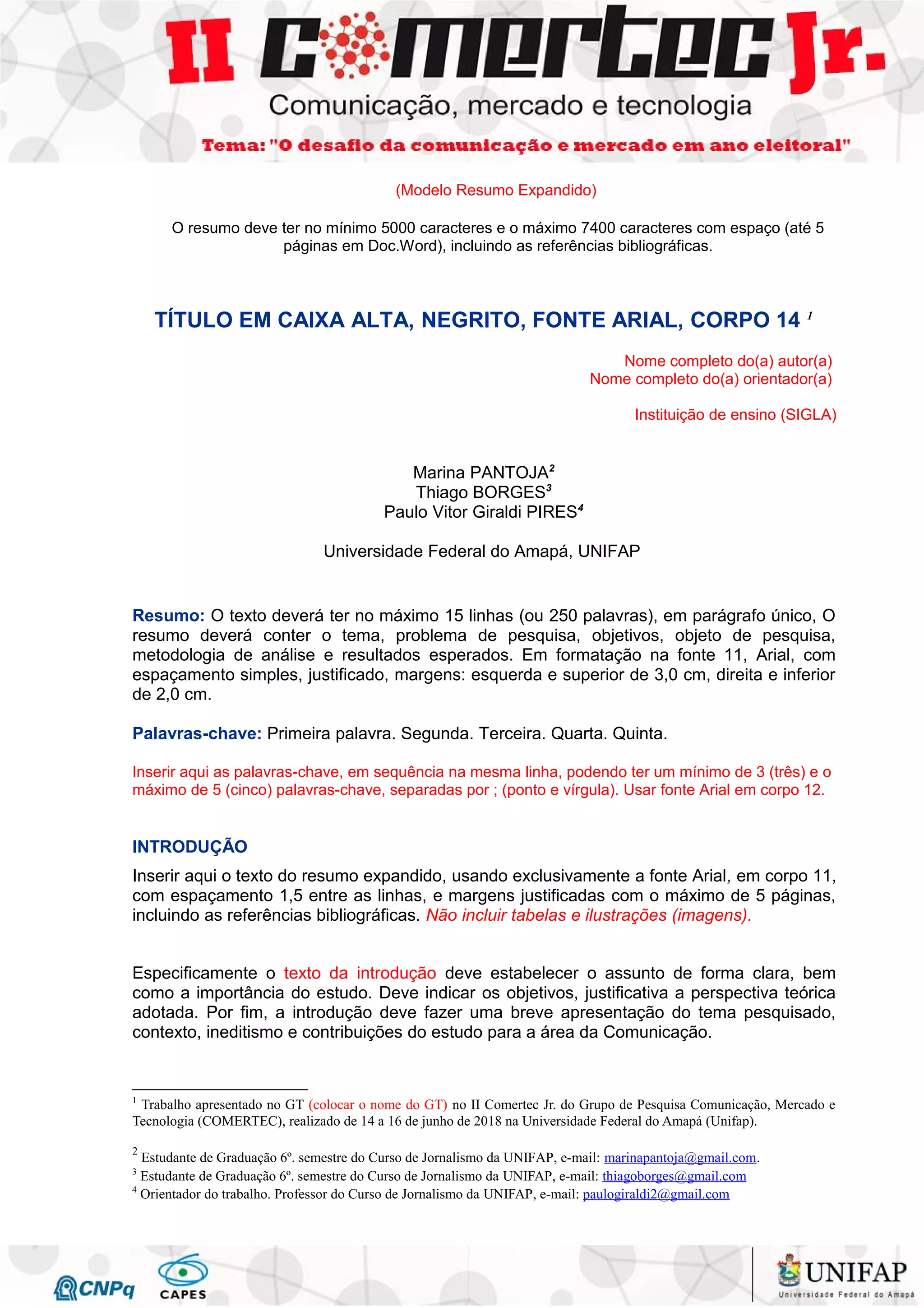 Modelo de-resumo expandido ii comertec jr 2018 (1) | DOC