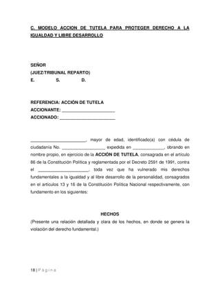 Modelo de-solicitud-de-tutela | PDF