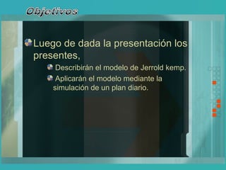 Modelo Jerold Kemp | PPT