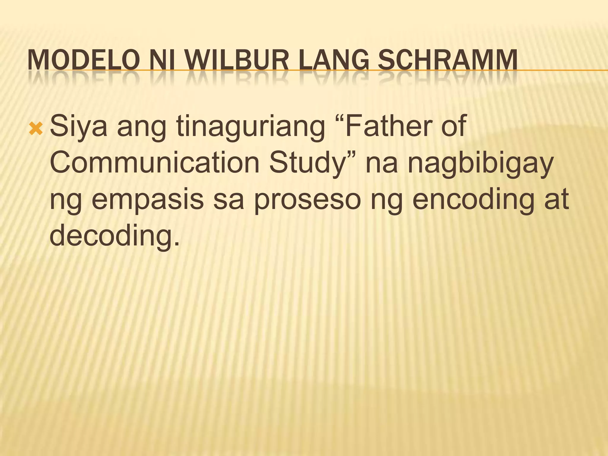 Modelo ng-komunikasyon (1) | PPTX