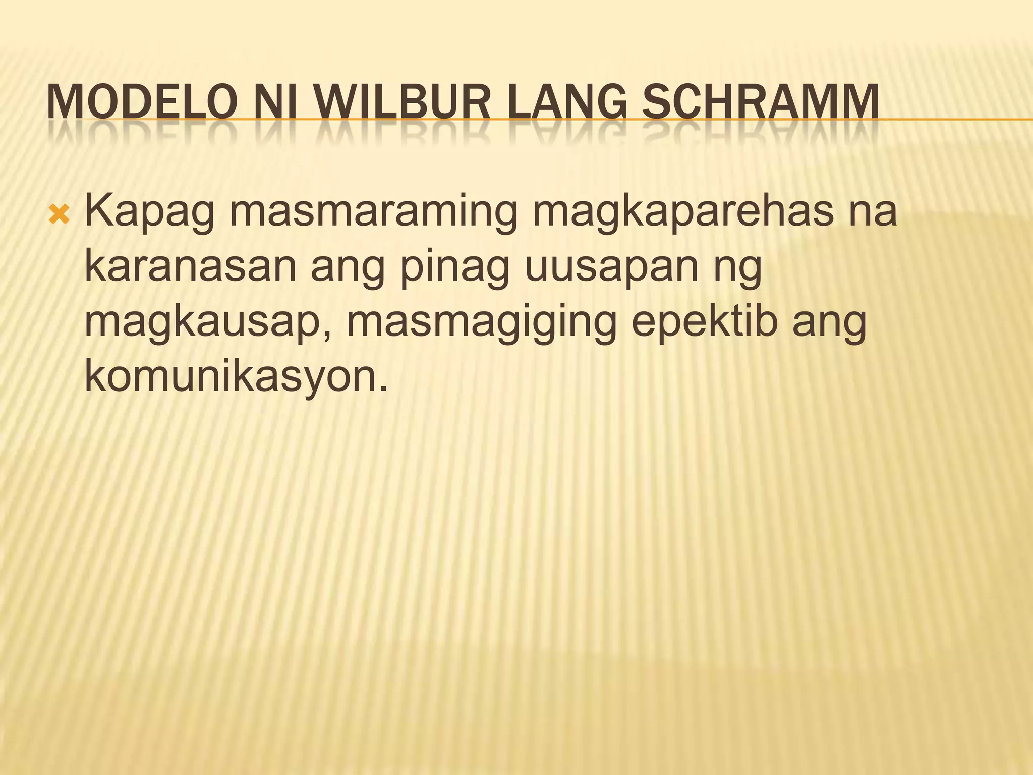Modelo ng-komunikasyon (1) | PPTX