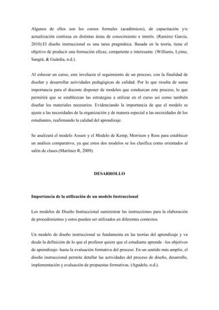 Modelo assure y kemp | DOCX