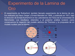 Modelo Atomico de Rutherford | PPTX