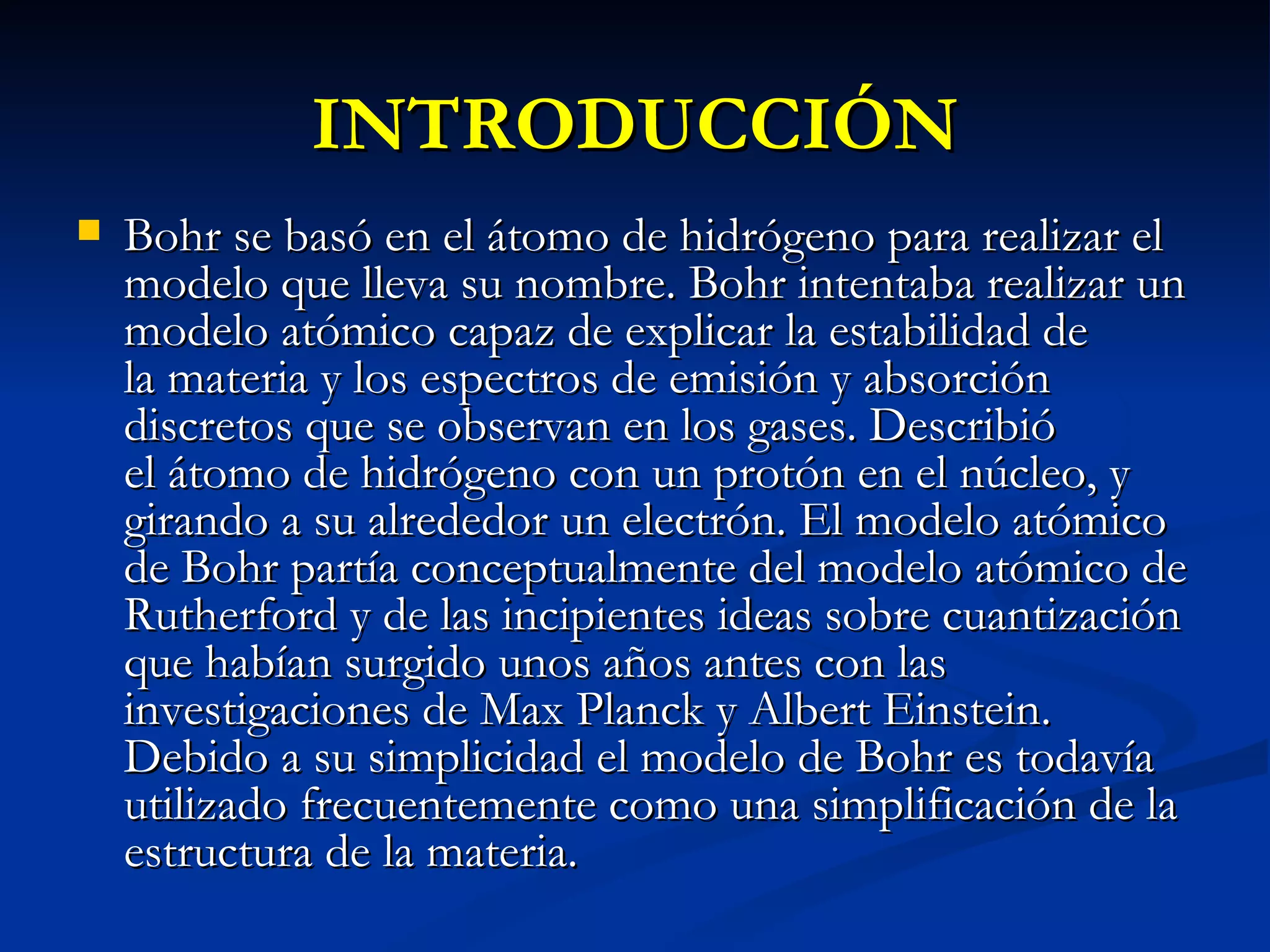 Modelo atómico de bohr | PPT
