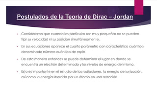 Modelo Atomico De Dirac Jordan