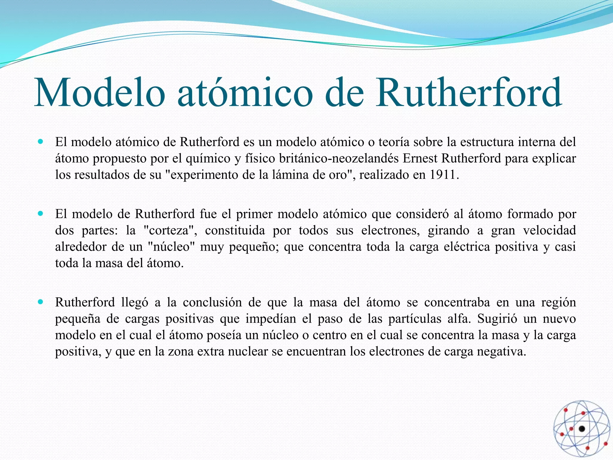 Modelo De La Teoría De Rutherford