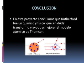 Modelo atómico de rutherford2 | PPTX