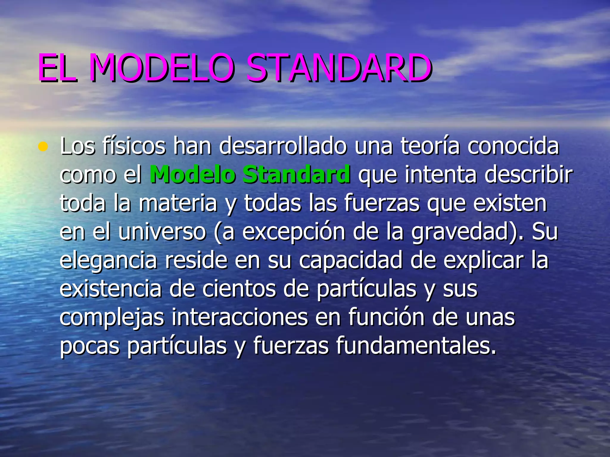 Modelo atómico standard | PPT
