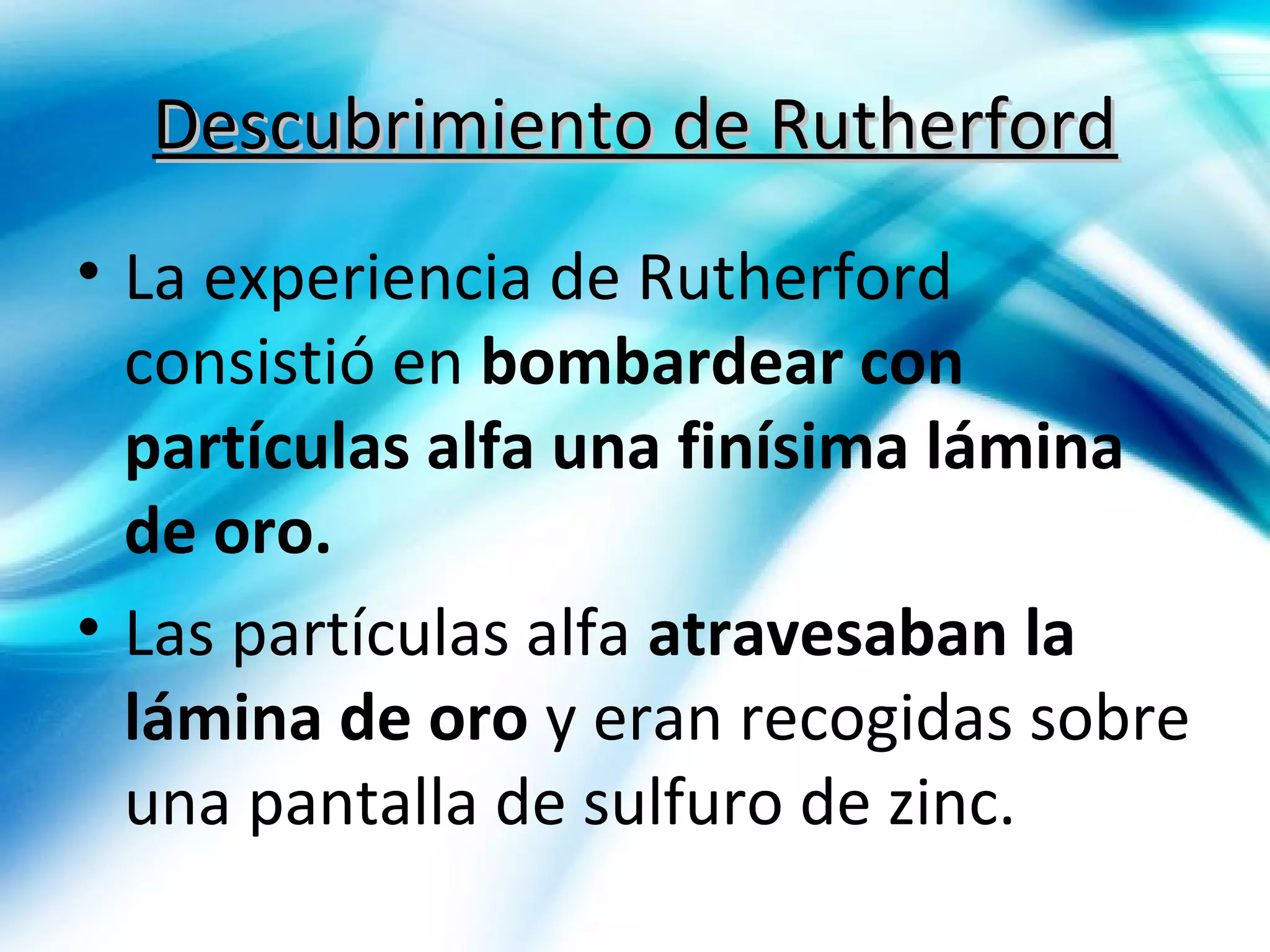 Modelo atomico de rutherford | PPT