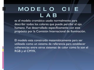 Modelo Cie Lab | PPT
