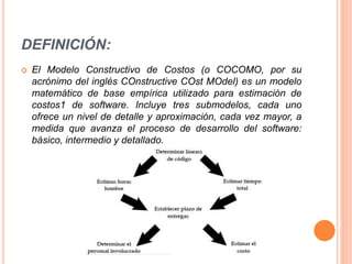 Modelo cocomo | PPT