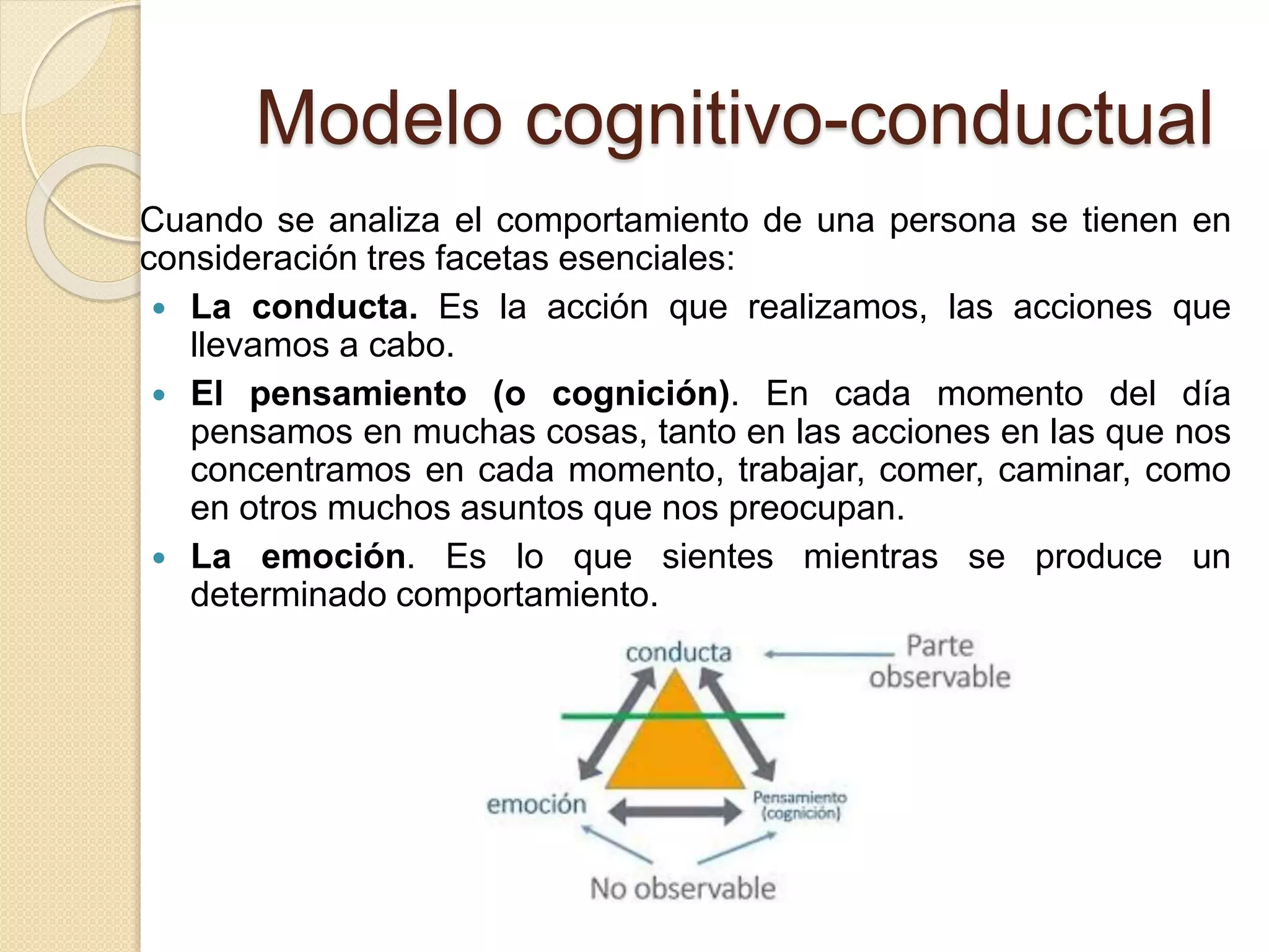 Modelo cognitivo conductual | PPTX