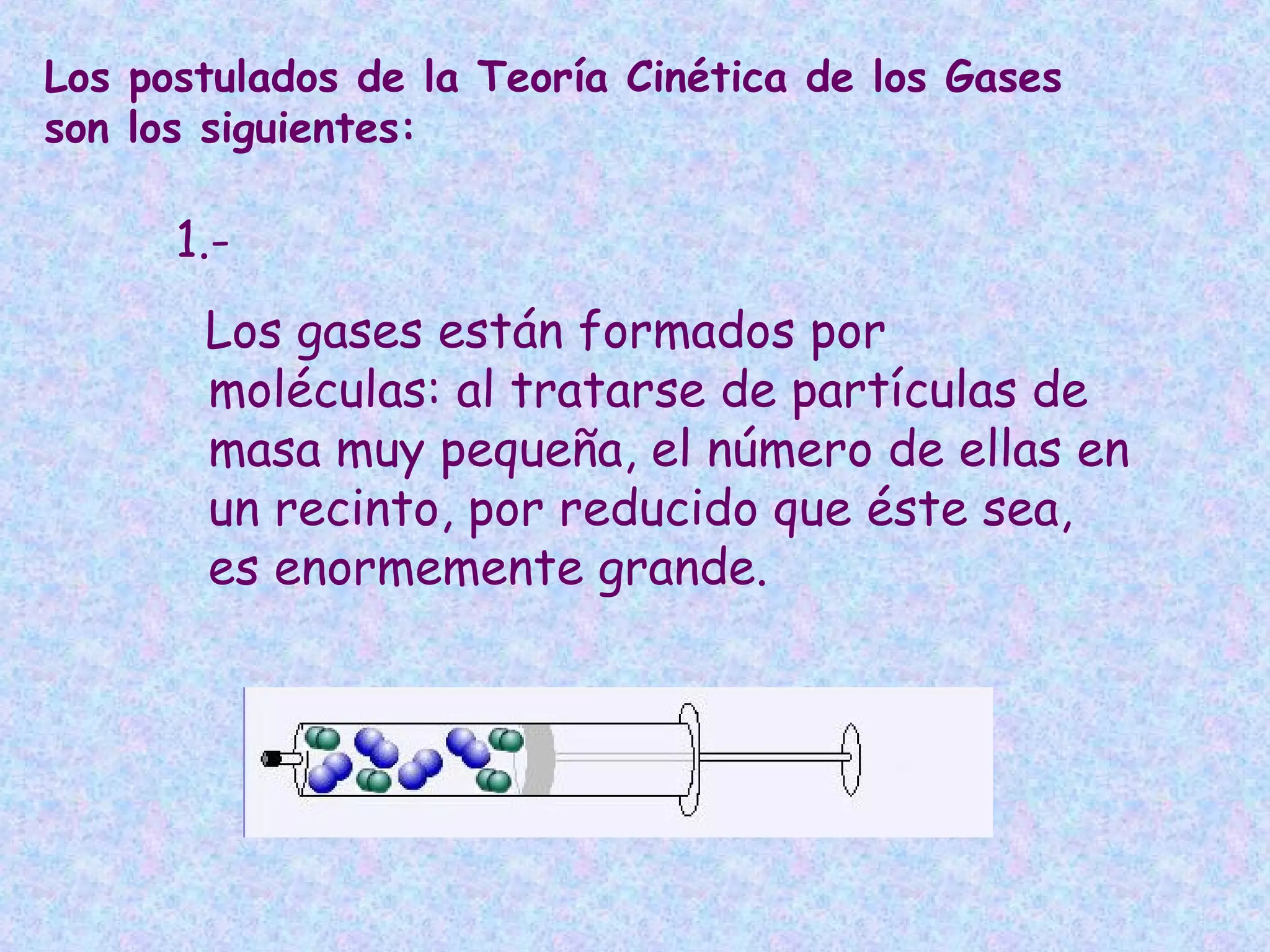 Modelo corpuscular de los gases | PPS