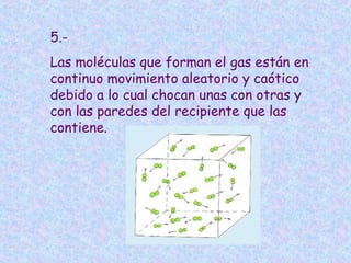 Modelo corpuscular de los gases | PPS