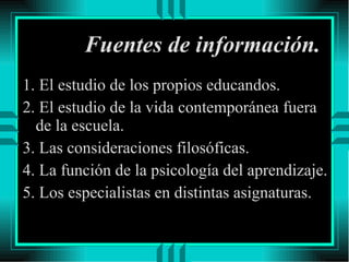 Modelo curricular de Ralp W. Tyler | PPT