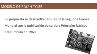 Modelo curricular de tyler | PPTX