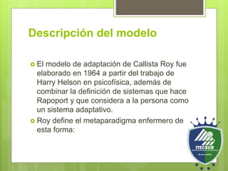 MODELO DE ADAPTACIÓN ENFERMERIA CALISTA.pptx