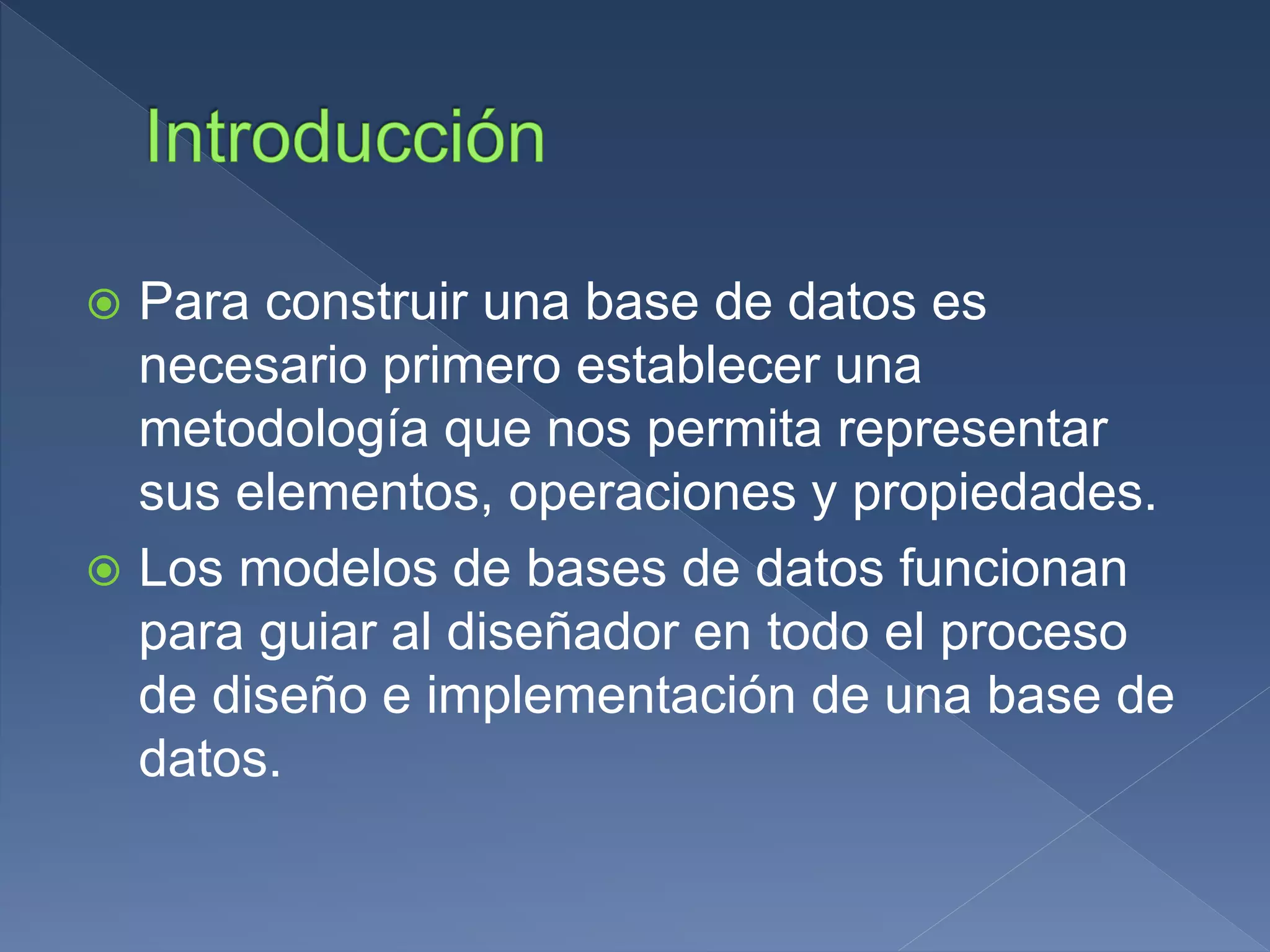 Modelo de bases de datos | PPTX