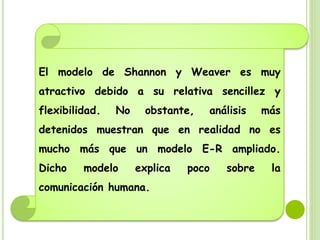 Modelo de comunicación de shannon y weaver | PPTX
