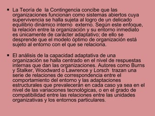 MODELO DE CONTINGENCIA DE LAWRENCE Y LORSCH | PPT