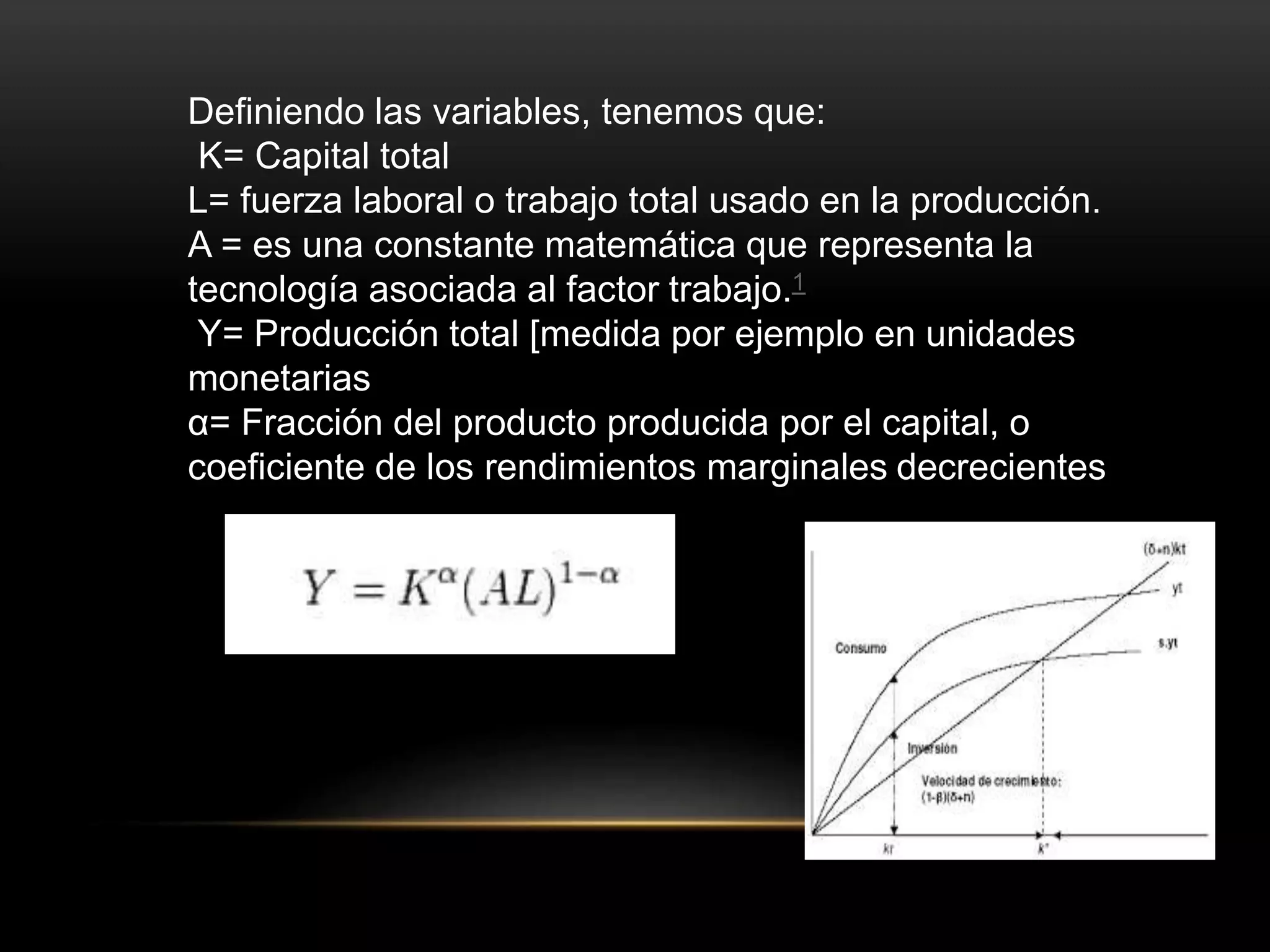 Modelo de crecimiento de solow swan | PPTX