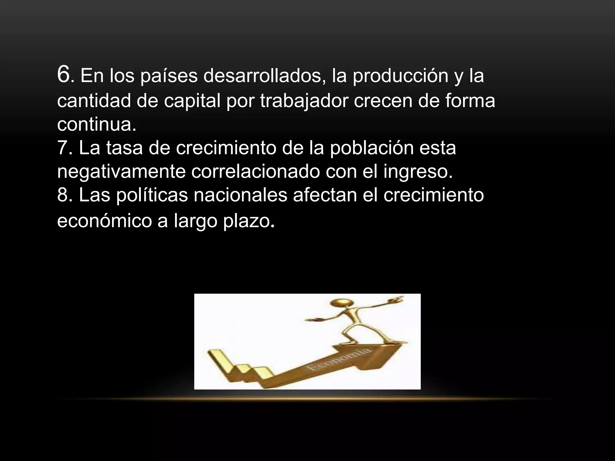 Modelo de crecimiento de solow swan | PPTX