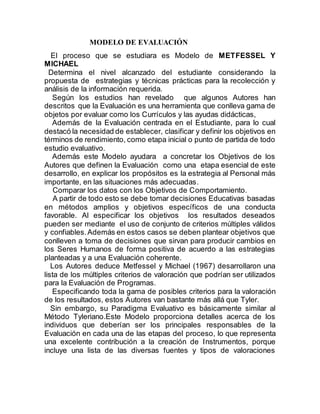 Modelo de evaluacion | DOCX