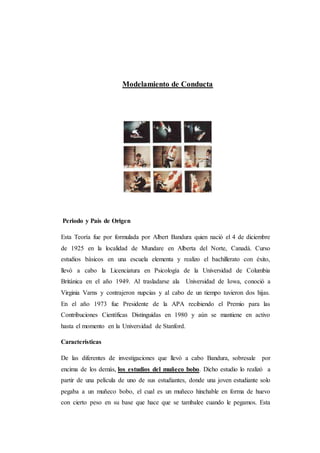 Modelo de intervenciòn conductual | DOCX