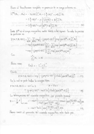 Modelo de ising en una dimension | PDF