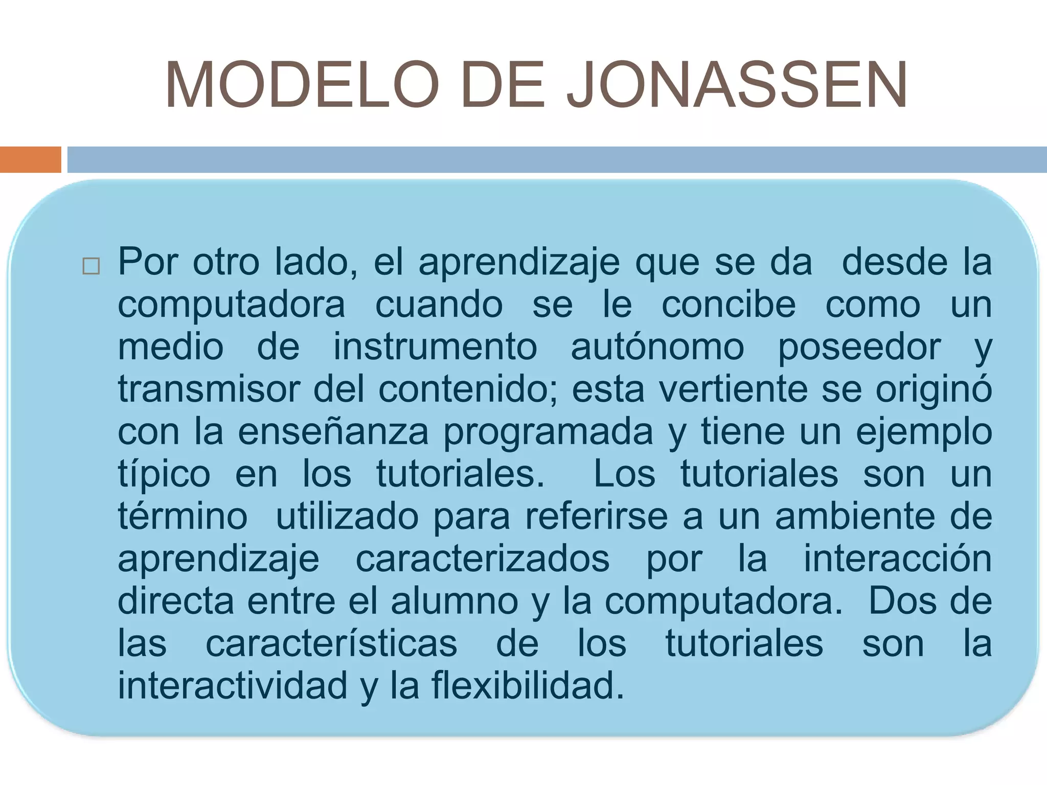 Modelo De Jonassen | PPTX