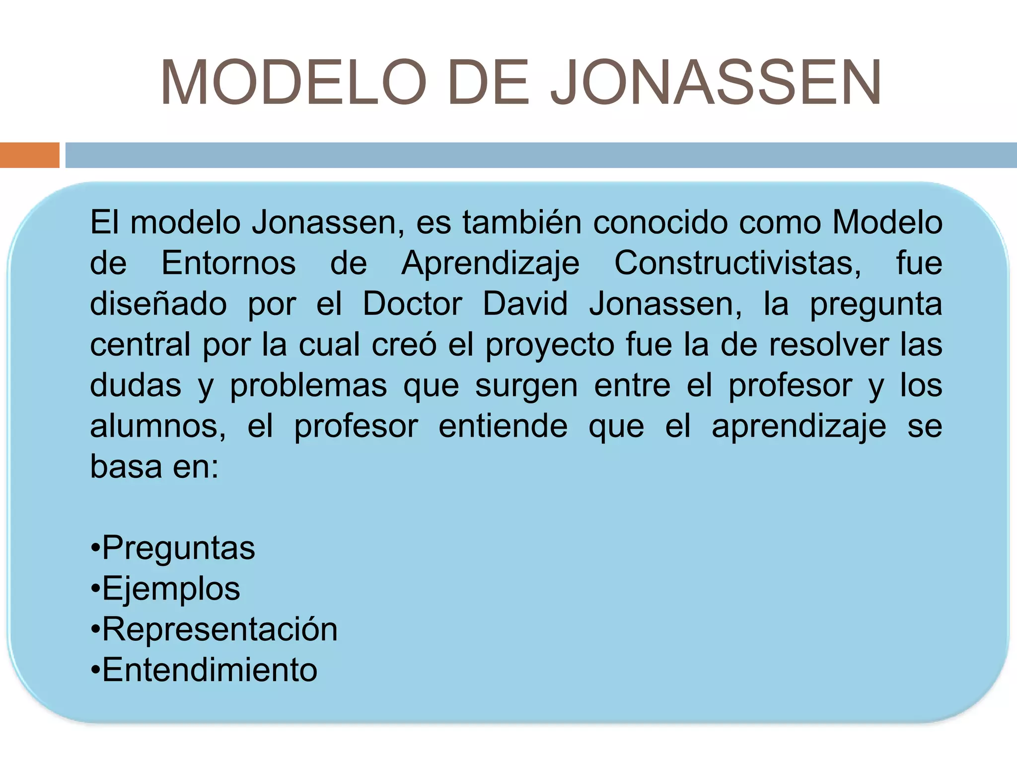 Modelo De Jonassen | PPT