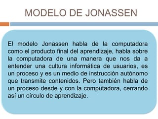 Modelo De Jonassen | PPTX