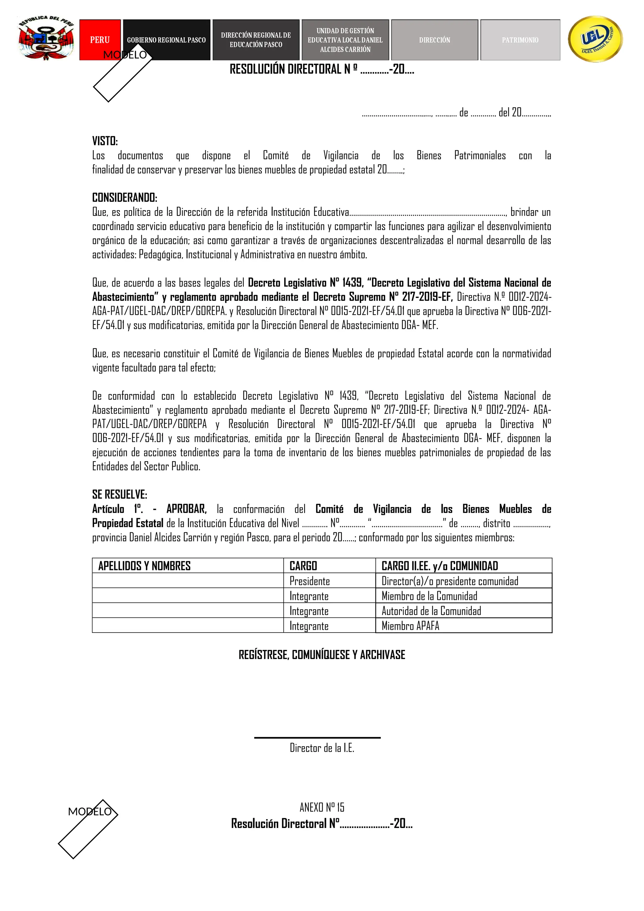 MODELO DE LAS ACTAS Y RESOLUCIONES 2024.docx