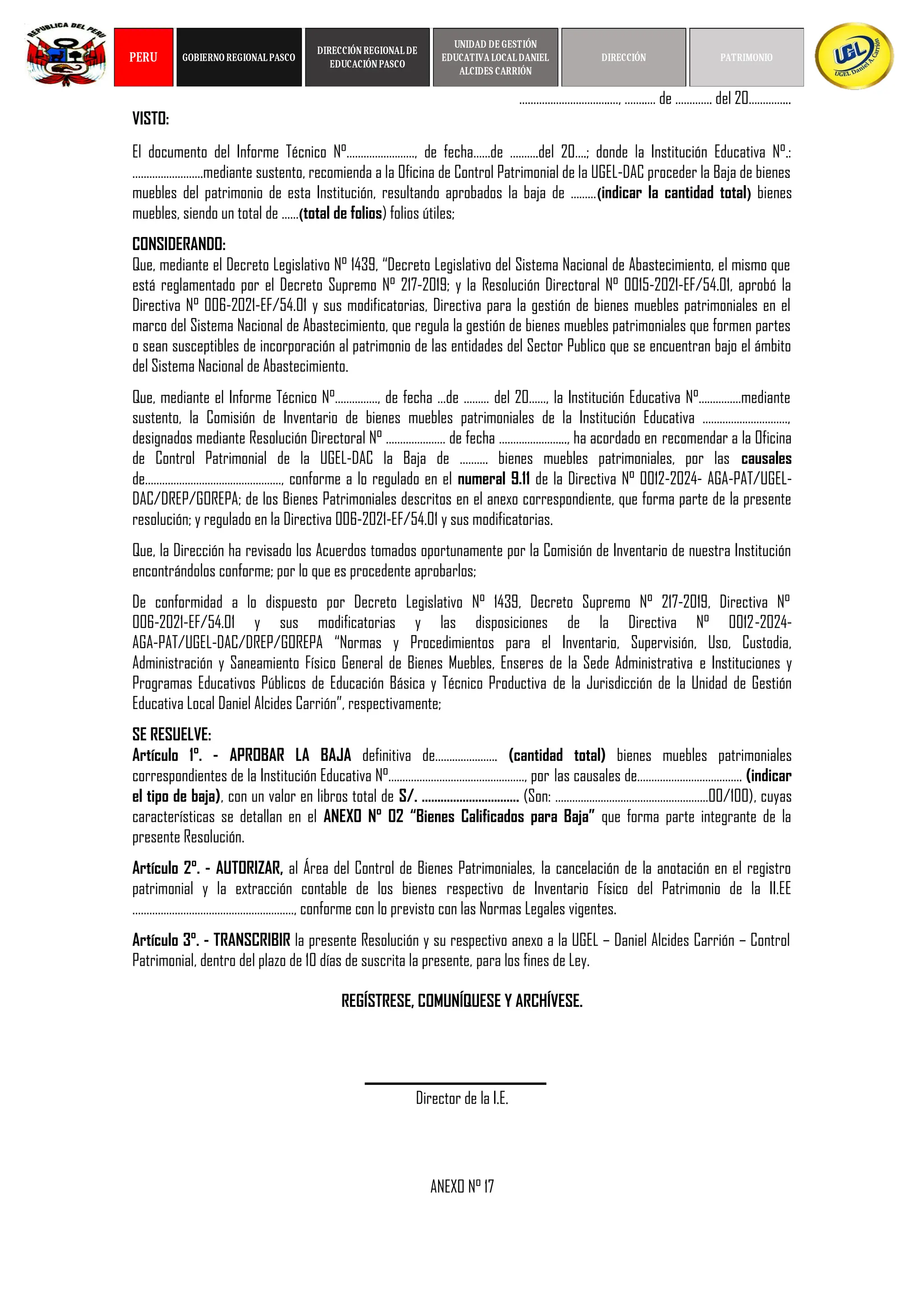 MODELO DE LAS ACTAS Y RESOLUCIONES 2024.docx