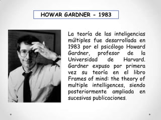 Modelo de las inteligencias múltiples de gardner | PPTX