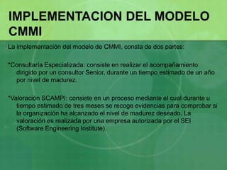 Modelo de madurez cmmi | PPTX