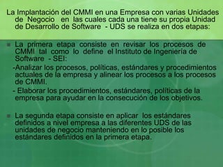 Modelo de madurez cmmi | PPTX