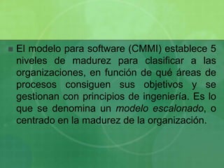 Modelo de madurez cmmi | PPTX