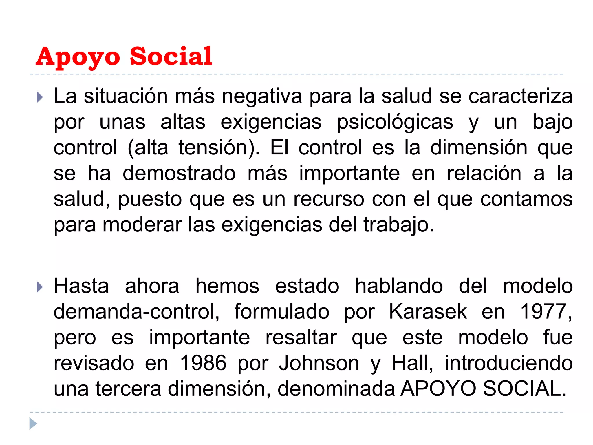 Modelo Demanda - Control - Apoyo Social | PPTX