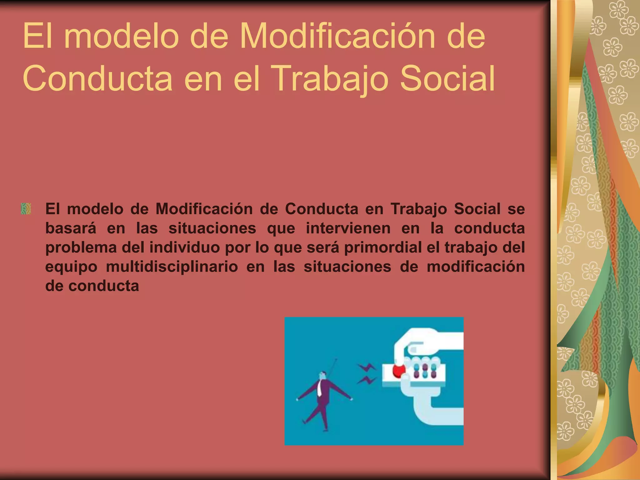 Modelo de modificacion de la conducta | PPT