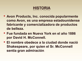 Modelo de negocios internacionales 7 avon | PDF