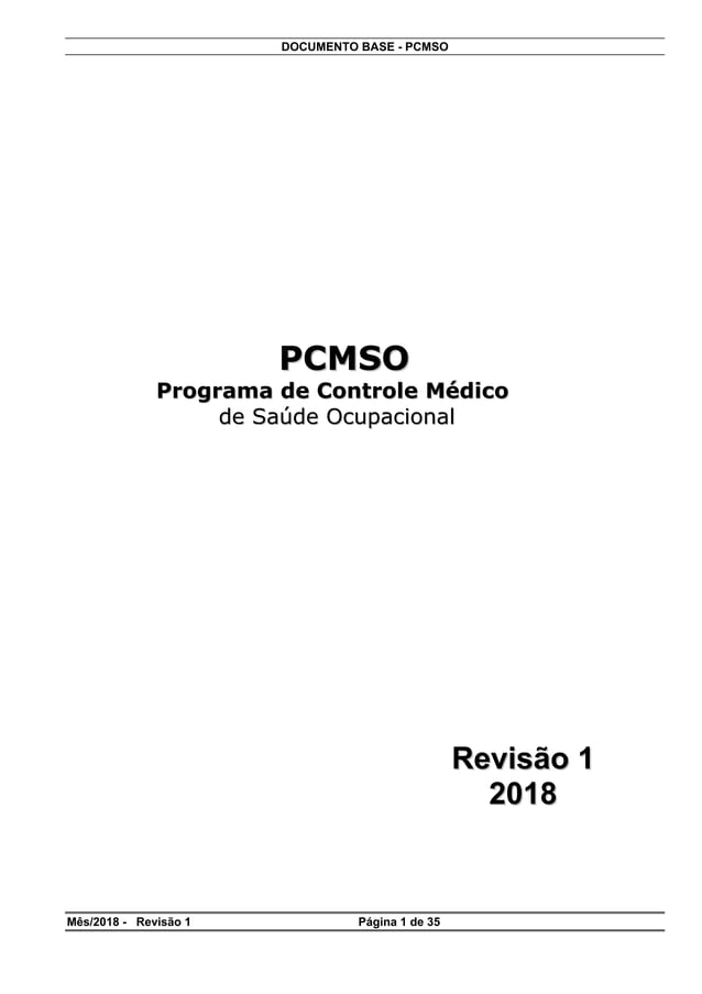 Modelo de pcmso | PDF | Healthcare Industry | Industries