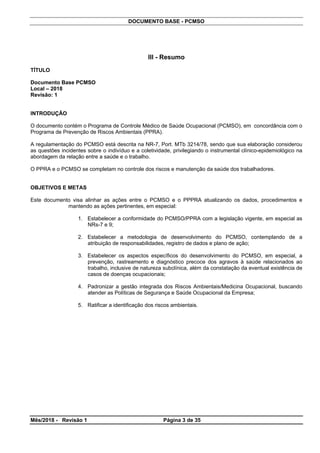 Modelo de pcmso | PDF