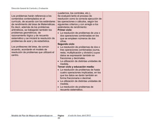 Modelo de plan mejora | PDF